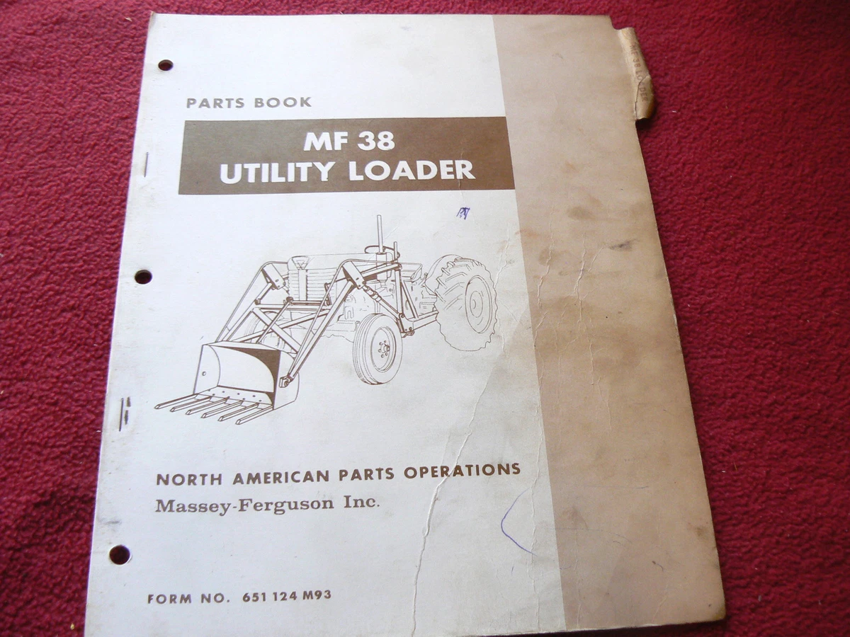 MASSEY FERGUSON 95 Loader Parts Manual Catalog Book, 42% OFF