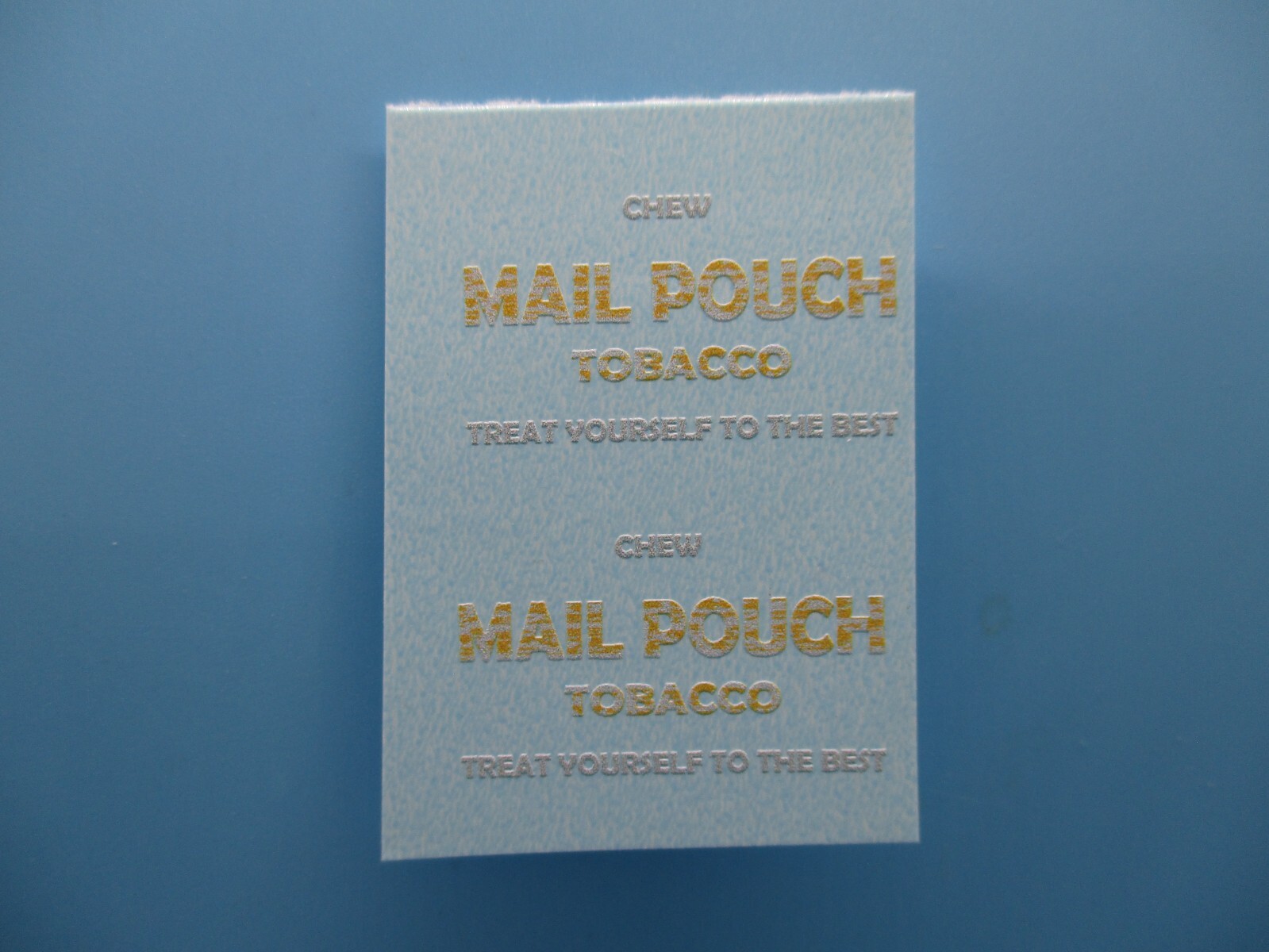 EASY STREETS N SCALE BARN SIGNS - CHEW MAIL POUCH TOBACCO -SMALL ...