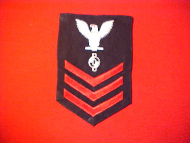 US Navy - 1st Class Crow Engineering Aide E-6 Serge for winter | eBay