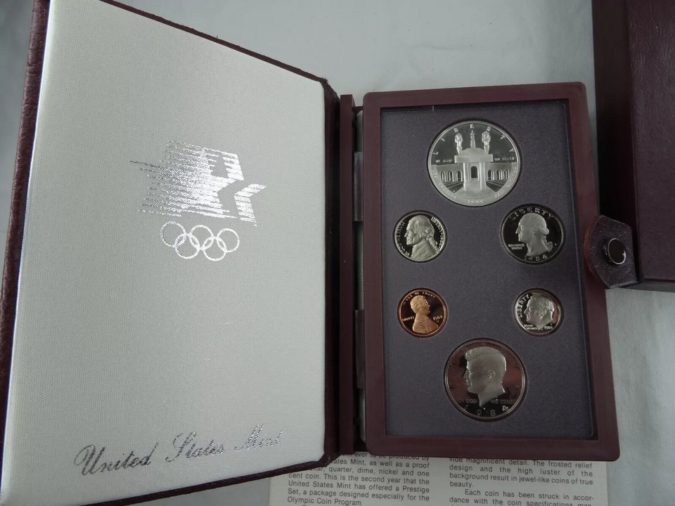 1983-1997 US Mint Prestige Proof Sets Complete Run 14 Annual Sets OGP COA Silver | eBay