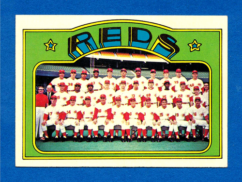 1972 TOPPS #651 CINCINNATI REDS TEAM CARD -- EX+ | eBay