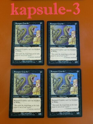 4x Rampart Crawler | Mercadian Masques | MTG Magic Cards | eBay