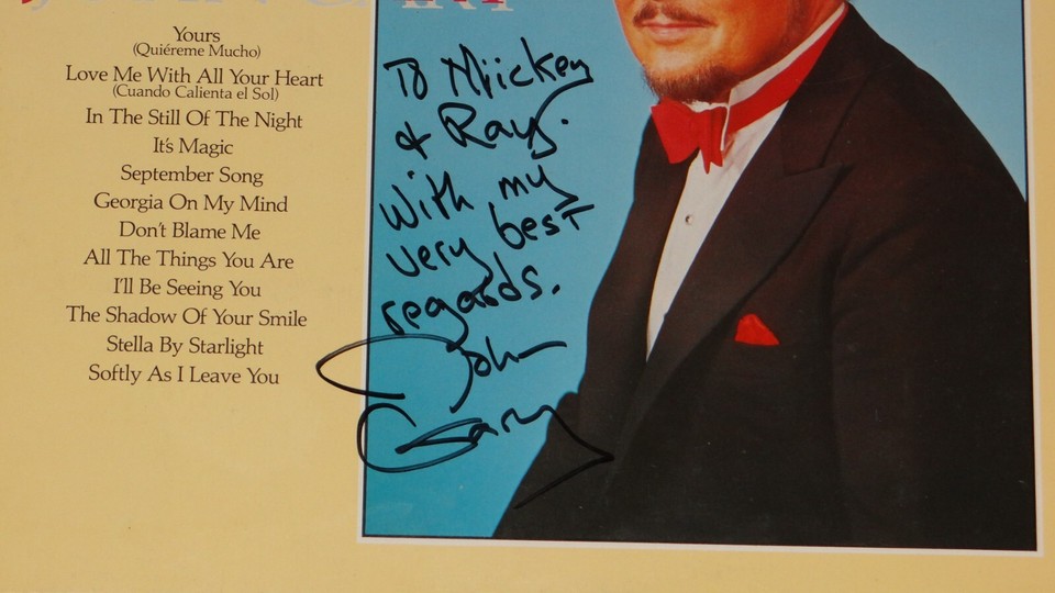 "Sincerely Yours" John Gary Record LP Germany 1984 Autographed/Signed VG+/VG++ | eBay