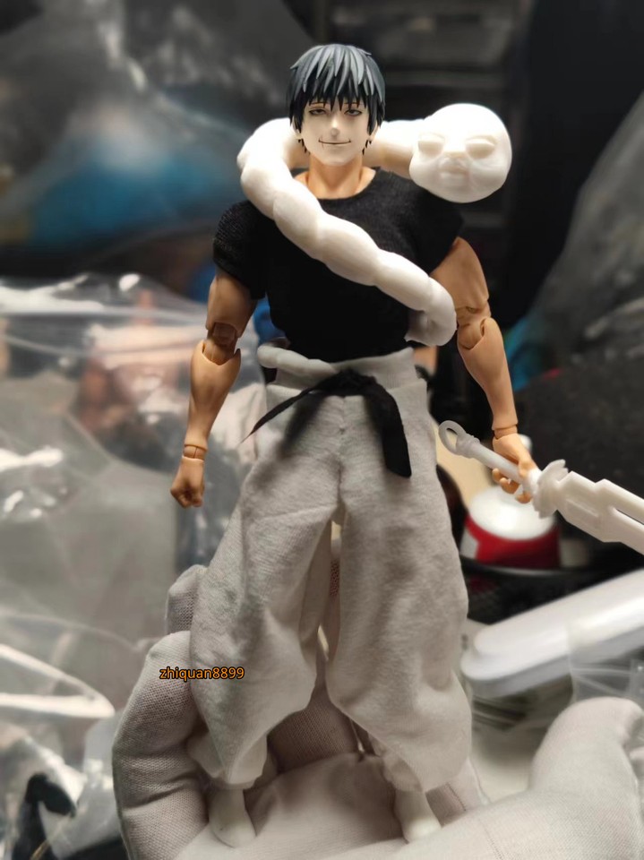 1/12 Jujutsu Kaisen Fushiguro Toji Head Carved Sculpt For 6" Action ...
