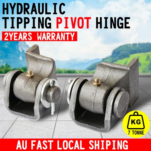 2x Hydraulic Tipper Trailer hinges Heavy duty Hydraulic Tipping pivot ...