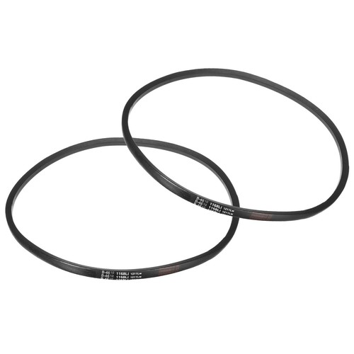 2pcs B46 1/2 Rubber V Belt, B Section V-Belt 49.2" Outside ...