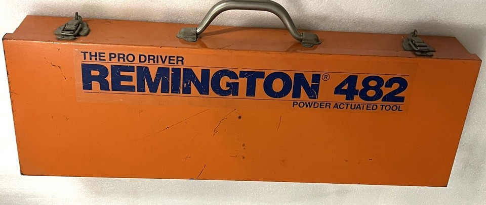 2 Powder Actuated Concrete Nailers Tools: Remington 482 & Ramset Red ...