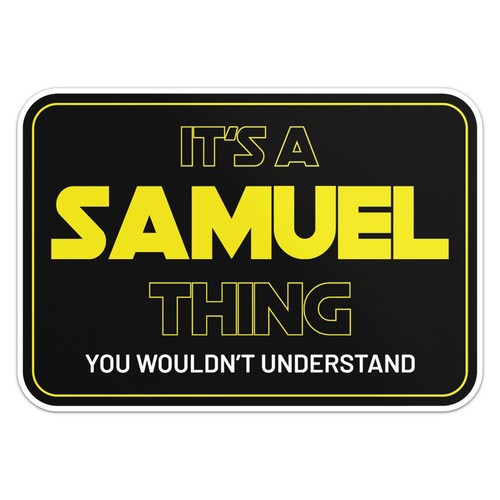 Samuel Name Funny Slogan Sticker Vinyl Car Bumper Decal | eBay