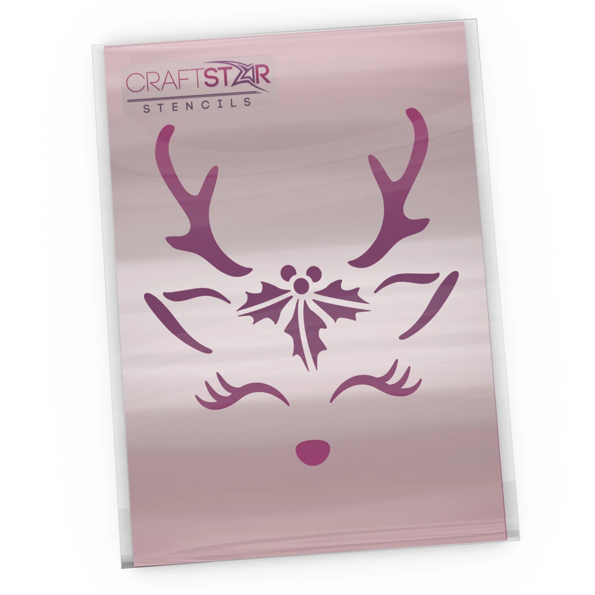 Cute Reindeer Head Template