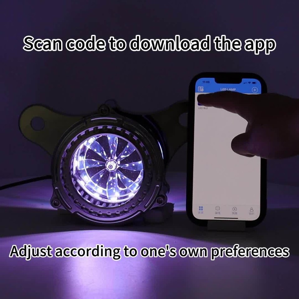 LED Air Cleaner Intake Filter Kit Mini For Harley Softail Dyna Touring ...