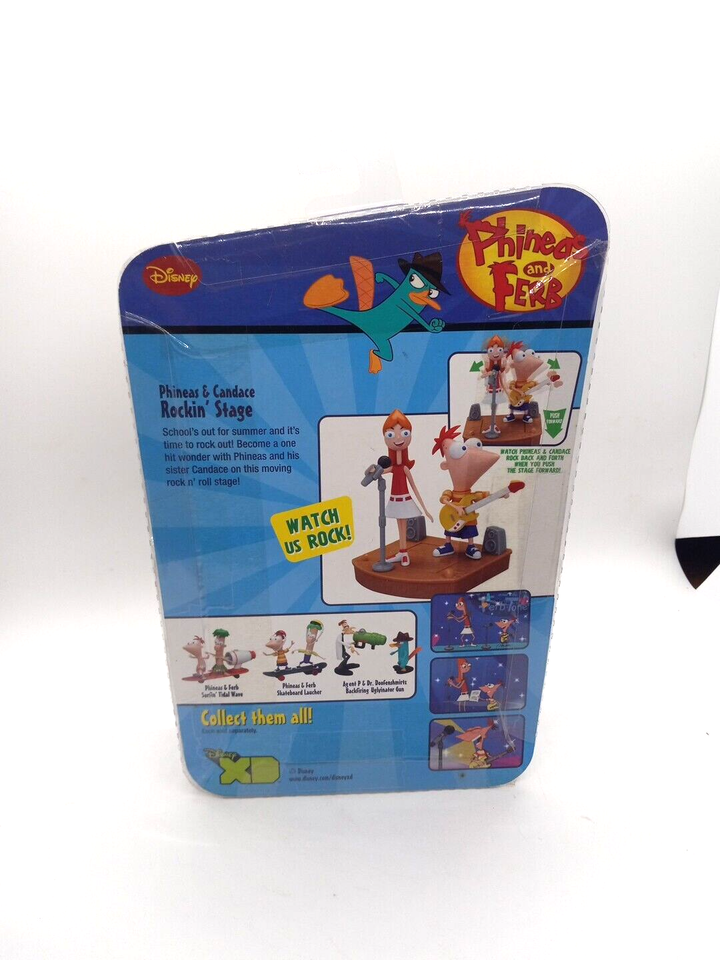 Disney Phineas and Ferb Phineas and Candace Rockin' Stage Figure 2-Pack ...