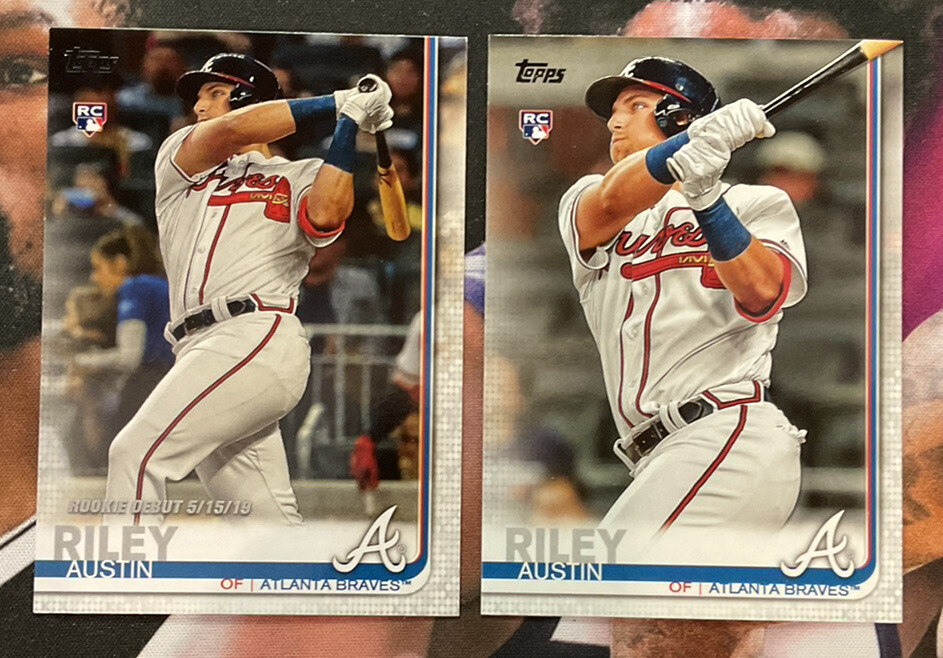 2019 Topps Update Austin Riley Rookie Lot of 2 US100 & US252 Braves | eBay