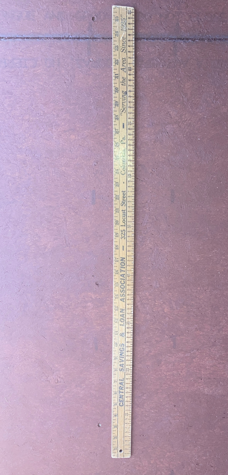 4 Antique Wood Yard Sticks Advertising Please see all pictures. | eBay