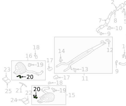 Genuine PORSCHE Cayenne Macan Panamera Servomotor For Exhaust Flap ...