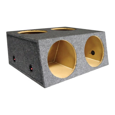QUAD 12" SUBWOOFER MDF ENCLOSURE BOX FOR (4) 12-INCH CAR SUBS (1 FT^3 ...