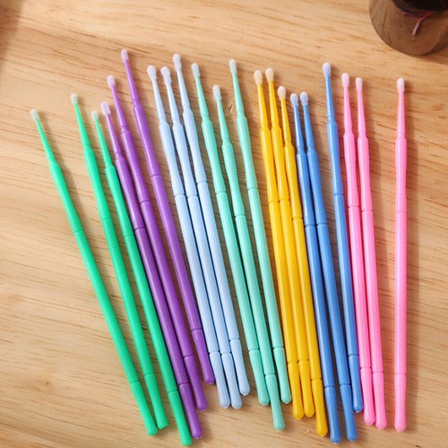 100pcs/pack Bendable Micro Brushes Disposable Microbrush Applicators ...