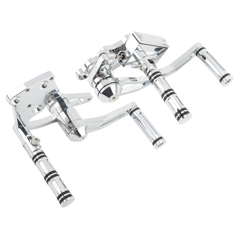 CNC Billet Forward Controls For Softail FLSTC FXSTD FLSTF FLSTN 00-17 ...