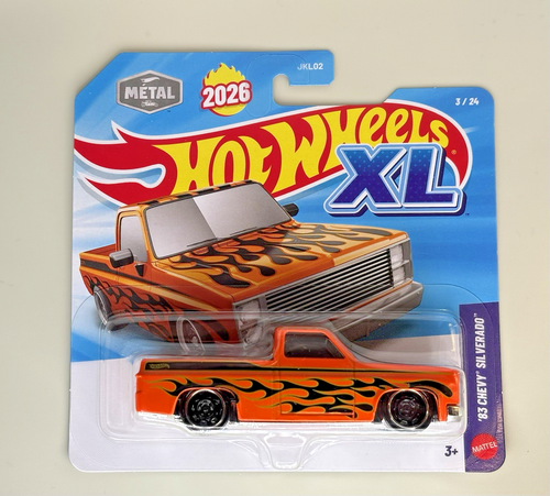 2026 Hot Wheels XL 83 Chevy Silverado HW Hot Trucks Flame New Series | eBay