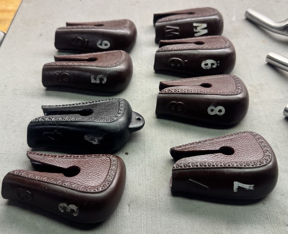 Titleist DTR Right Hand Iron & Wedge Set HEADS ONLY With Covers 3-9 ...