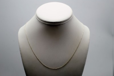 STERLING SILVER SHINING CHAIN LINK NECKLACE 18.5" #F001 | eBay