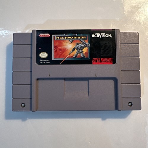MechWarrior SNES (Super Nintendo Entertainment System 1992) Authentic ...
