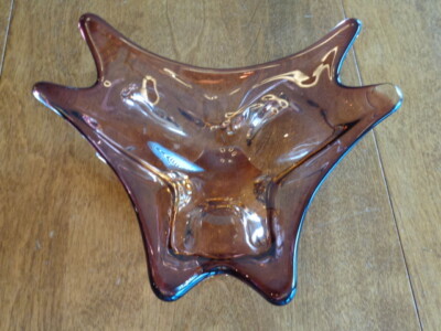 MURANO FREE FORM ART GLASS BOWL | eBay