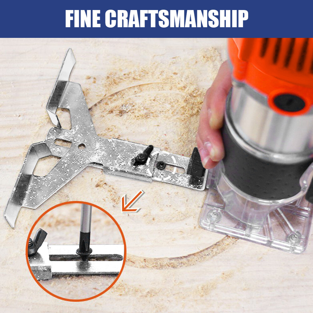 800W 1/4" Electric Hand Trimmer Palm Router Woodworking Laminate Wood ...