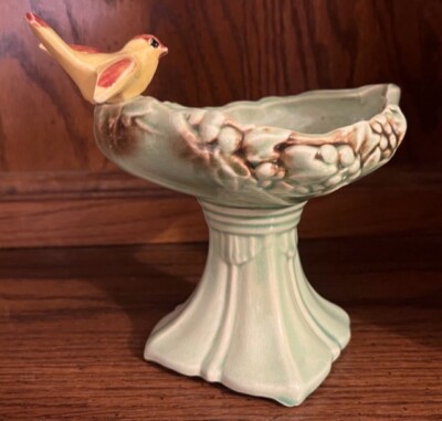 McCoy Bird & Birdbath Vase, Vintage c. 1949-50, Mint Condition! | eBay