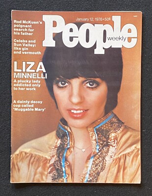 1976 People Magazine Liza Minnelli Super High Grade No Label Newsstand ...