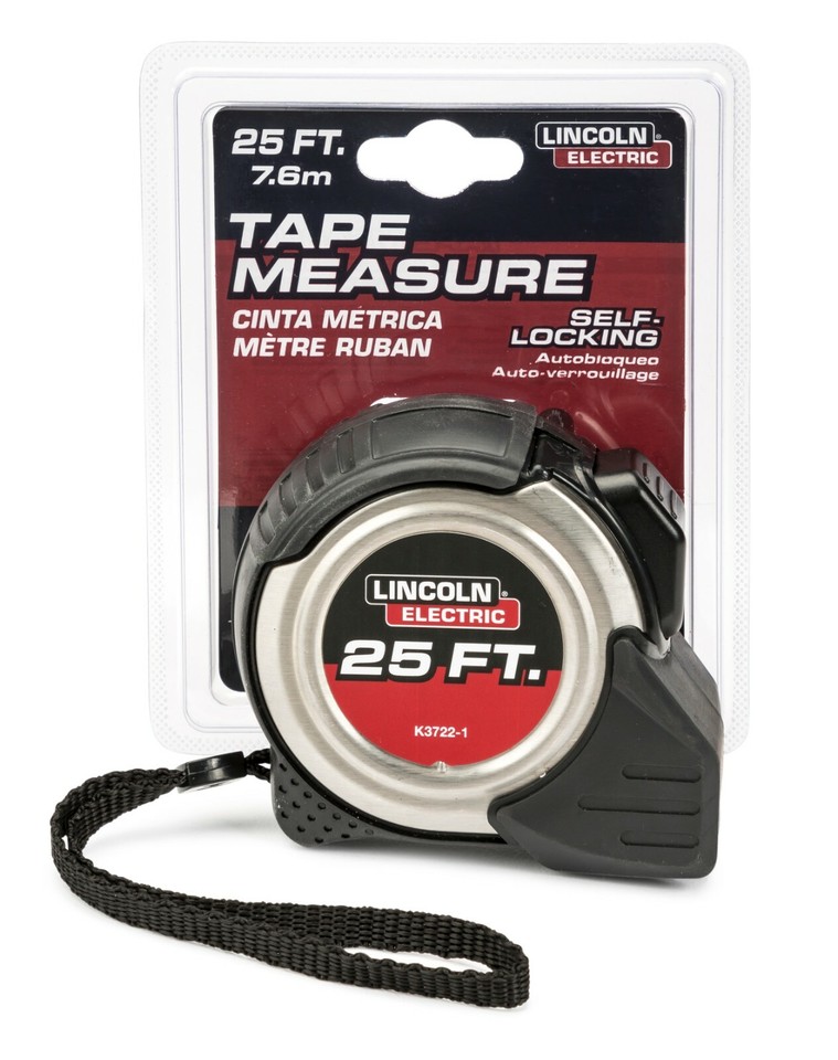 Genuine Lincoln Electric K3722-1 Heavy Duty Tape Measure - 25 FT (7.6 M ...