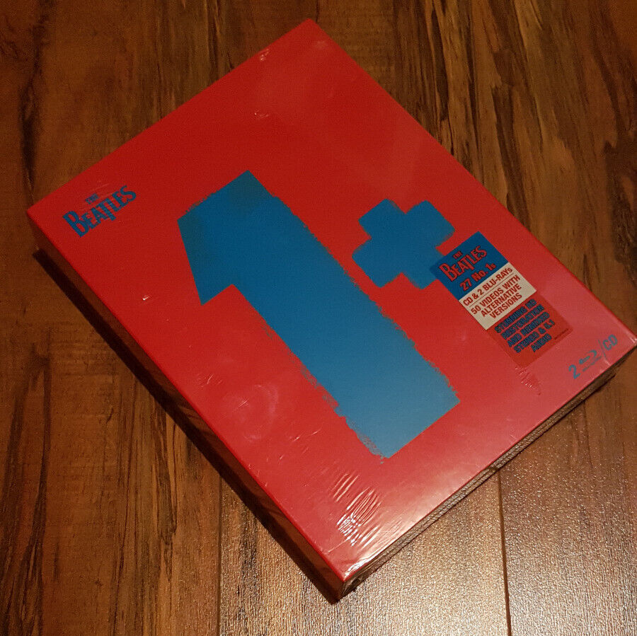 /4107 The Beatles 1 1+ 3-Disc Blu-ray & CD Box Set w/ Book Case NEW ...