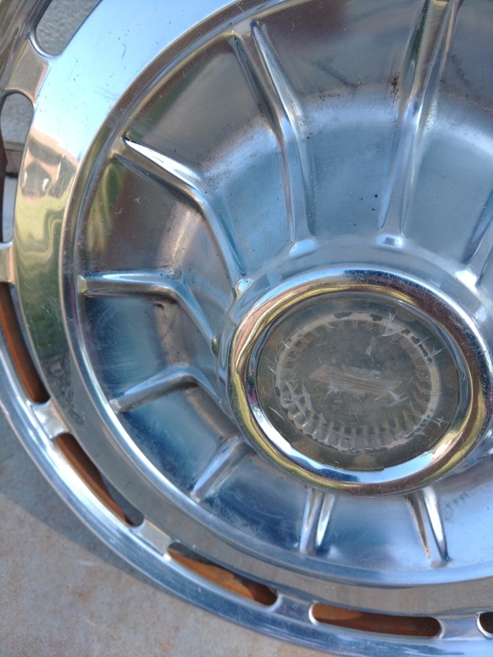 1962 Chevy Impala 14" Hub Caps BelAir Biscayne HUBCAPS Wheel Covers ‘62 ...