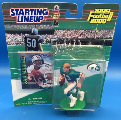 STARTING LINEUP 1999 NFL Football Dan Marino #13 QB Club Card Dolphins ...