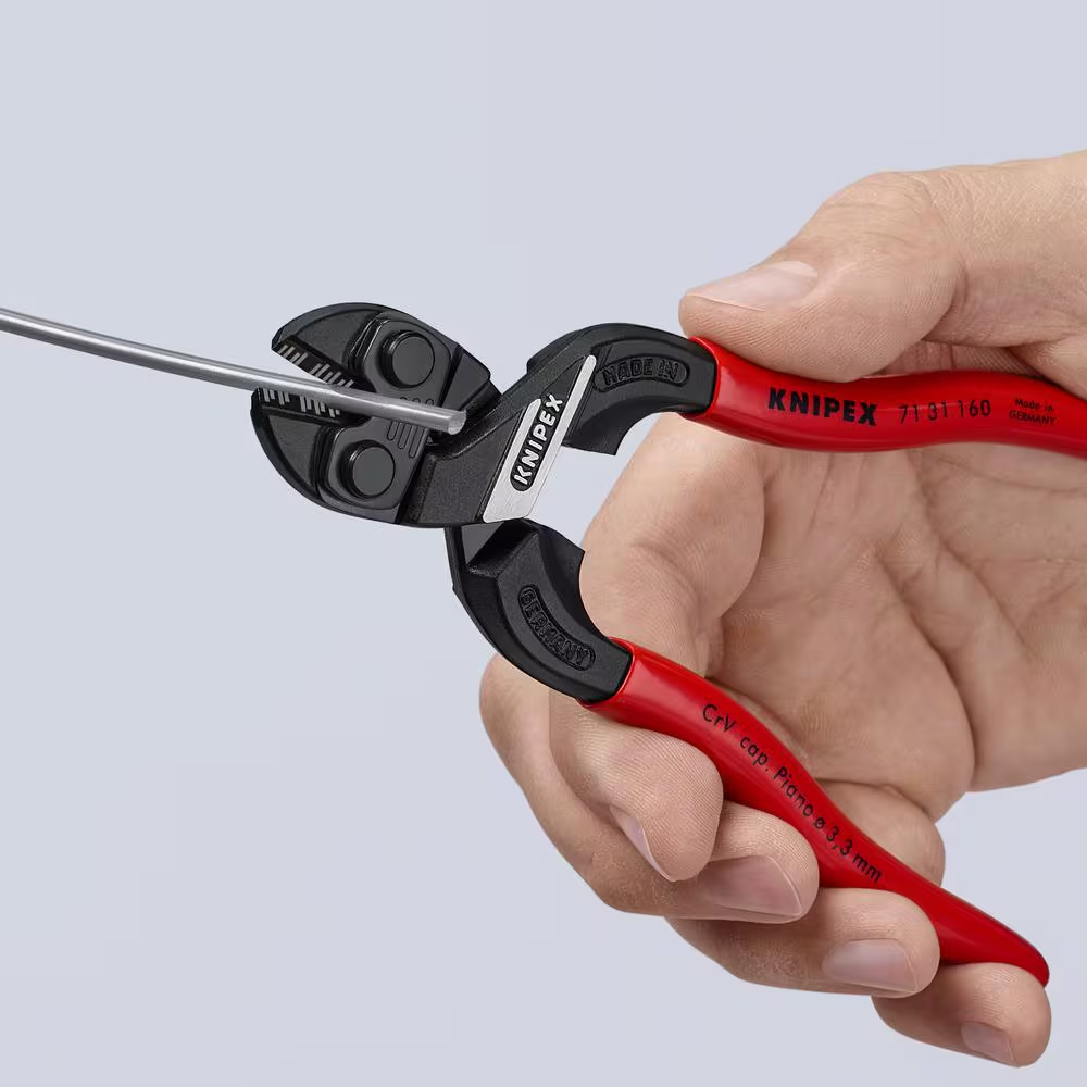 Compact Cutting Plier w/ Notched Blade Heavyduty Wire Cutter Precision ...