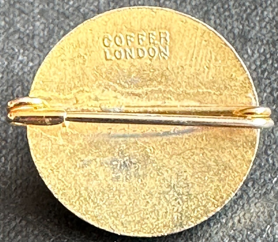 WOLVERHAMPTON WANDERERS FC Vintage Badge Maker COFFER LONDON Brooch pin ...