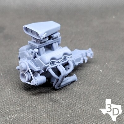 Tunnel Ram 1st Gen BBC "W" model engine resin 3D printed 1/25 1/24 | eBay