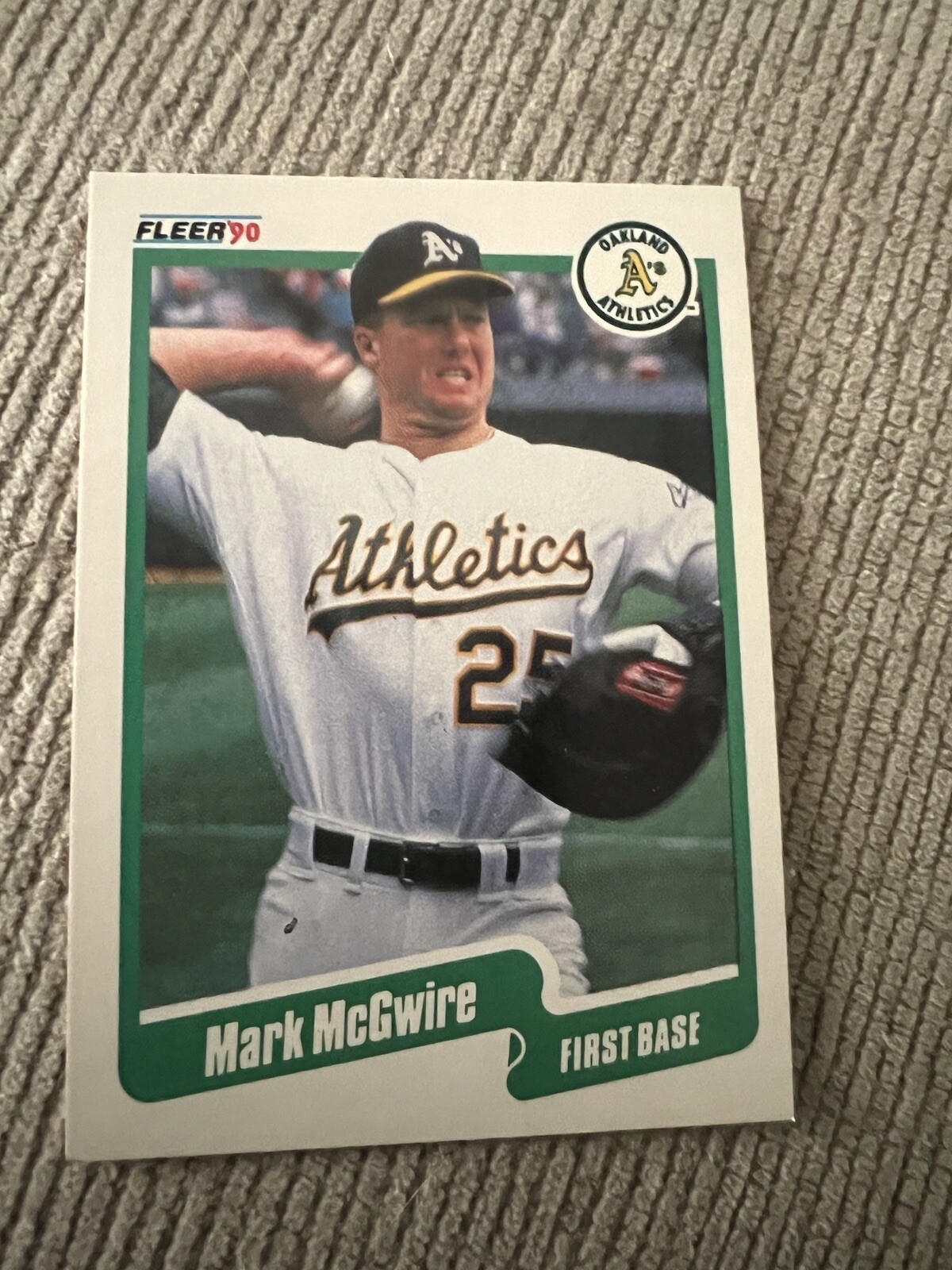 💫Mark McGwire 1990 fleer baseball ERROR CARD and MISPRINTS MINT | eBay
