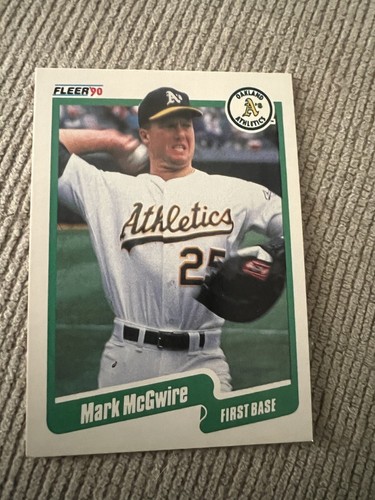 💫Mark McGwire 1990 fleer baseball ERROR CARD and MISPRINTS MINT | eBay