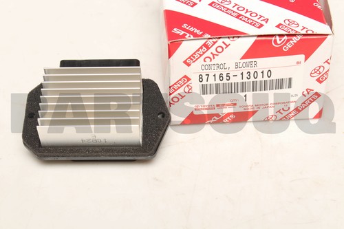 8716513010 Genuine Toyota CONTROL, BLOWER MOTOR 87165-13010 | eBay