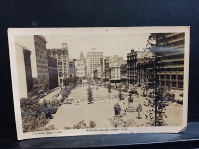 Wynyard Square Sydney NSW Rose Series Real Photo Postcard | eBay Australia