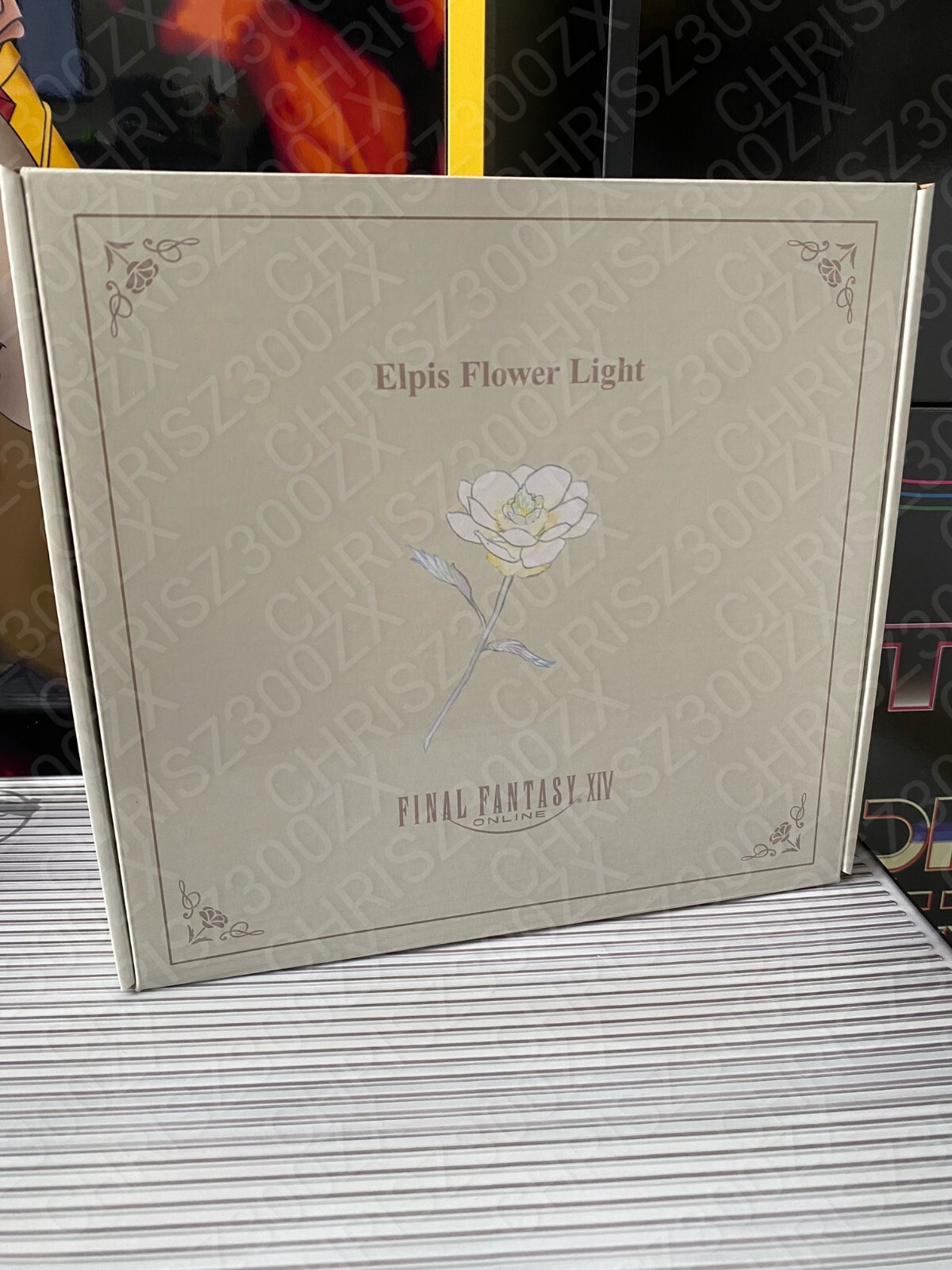 FINAL FANTASY XIV 14 Elpis Flower Light Aerith Tifa Figure Statue Lamp ...