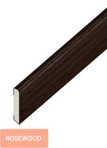 5m x 45mm Rosewood UPVC Plastic Trim Cloaking Fillet Window Bead COILED ...