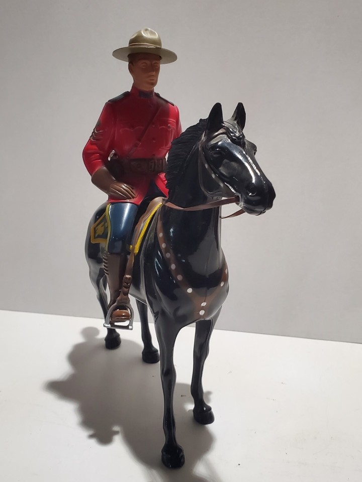 1950's Hartland Sgt. Lance O'Rourke R.C.M.P. Canadian Mountie Figure ...