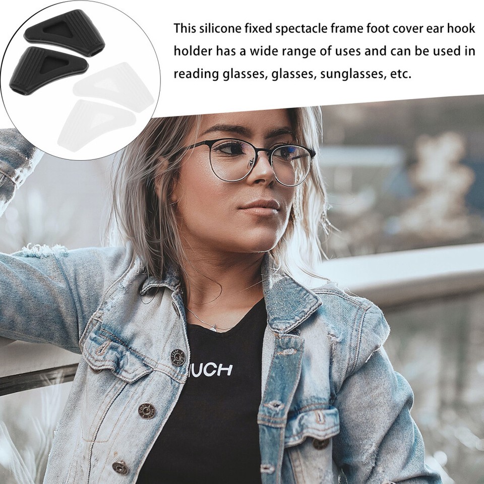 20 Pairs Spectacle Temples Silicone Eyeglasses Retainer Ear Holders for ...