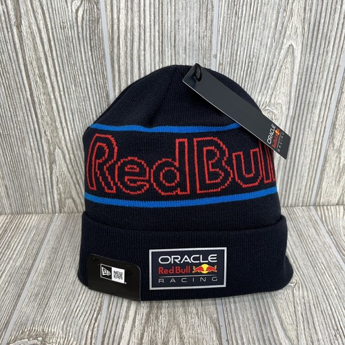 Oracle Red Bull Racing Beanie New Era Winter Sports Cap Hat Blue Orb ...