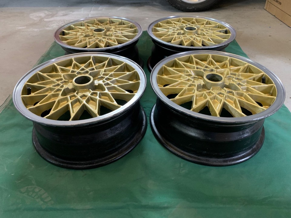 RG KBA Lattice Alloy Wheels - Gold / Polished Lip - 4x100, 6x14, et33 ...