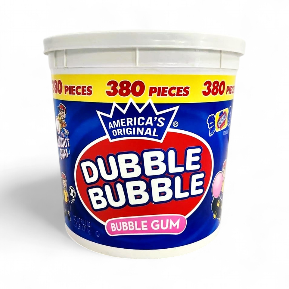Dubble Bubble Original Bubble Gum Value Tub - 3.7lbs / 380 Pieces | eBay