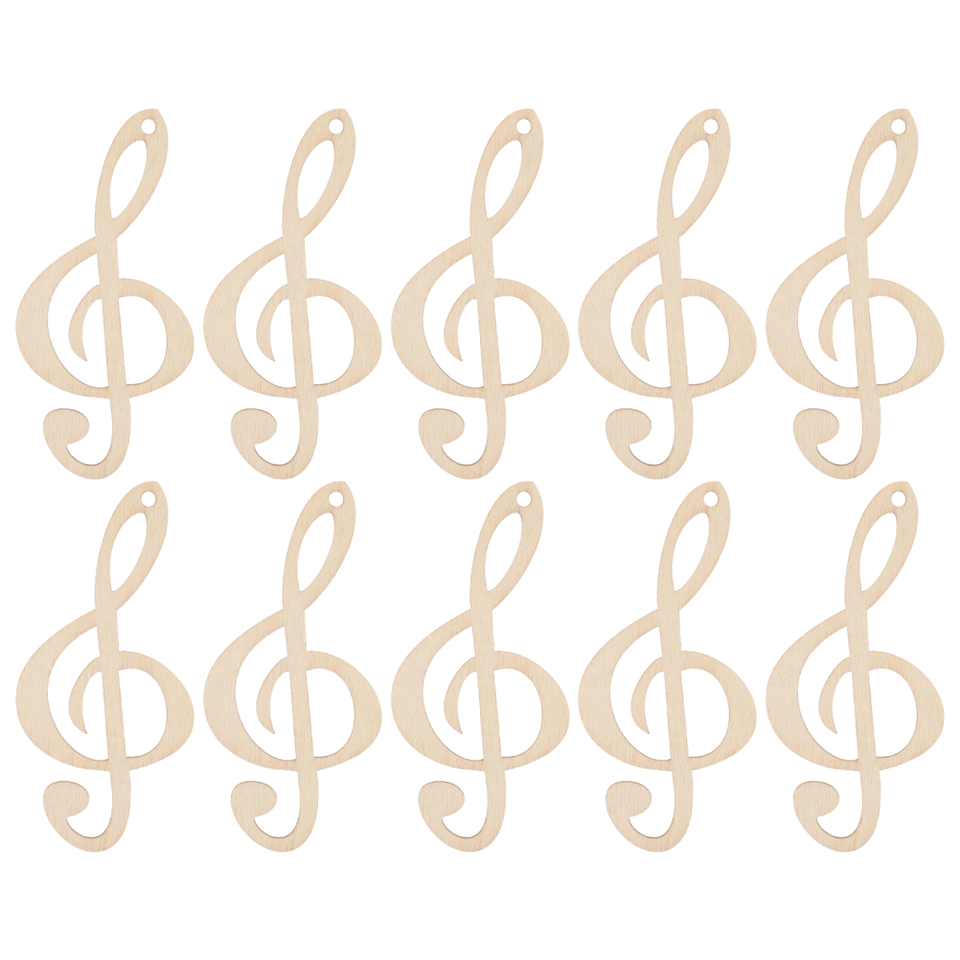 10 Pcs Note Musicali Imbarcazione Da Casa Arredamento Della Nota Musicale | eBay