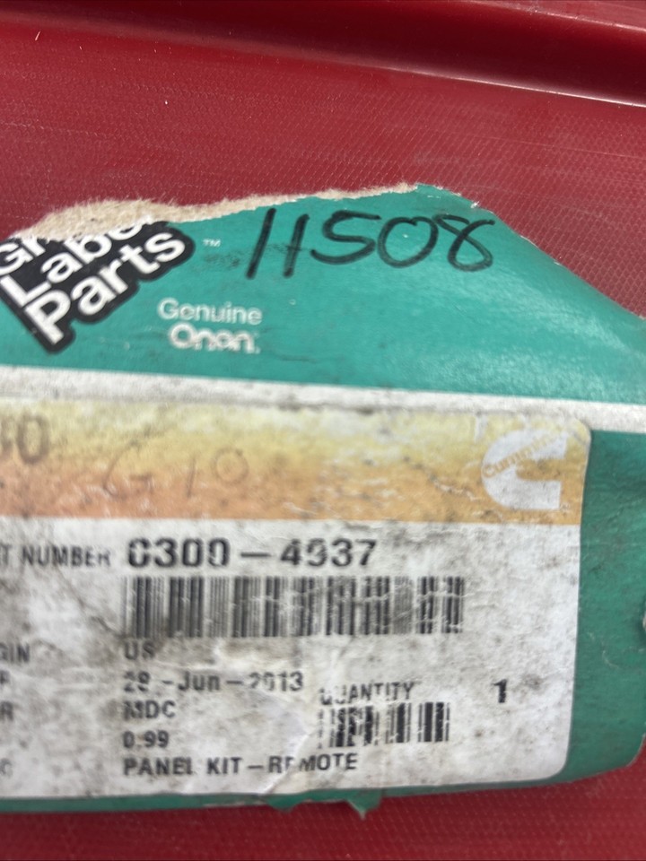 Onan Generator Remote Panel 300-4937. Use Harness That’s Listed Too. | eBay