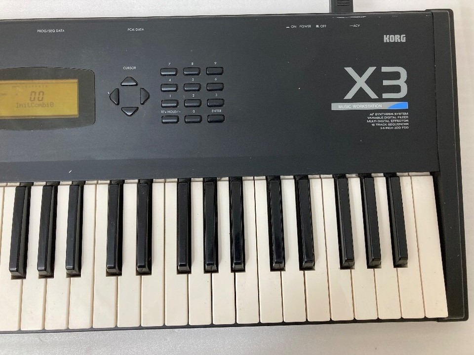 KORG X3 Synthesizer Keyboard Music Workstation Black | eBay
